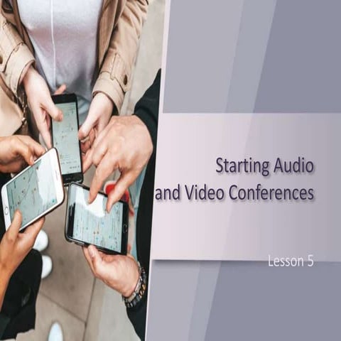 Com6 l5 starting_audio&video | PPTX