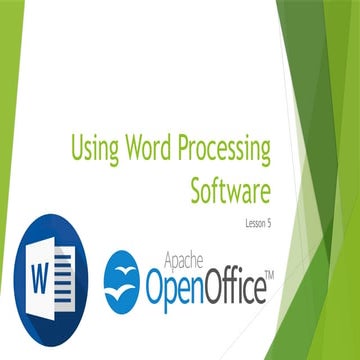 Com 7 Week 5 Lesson 5 Using Word Processing Software Q1.pptx