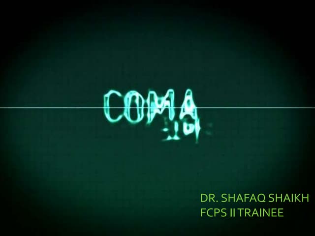 Coma Stimulation Techniques | PPTX
