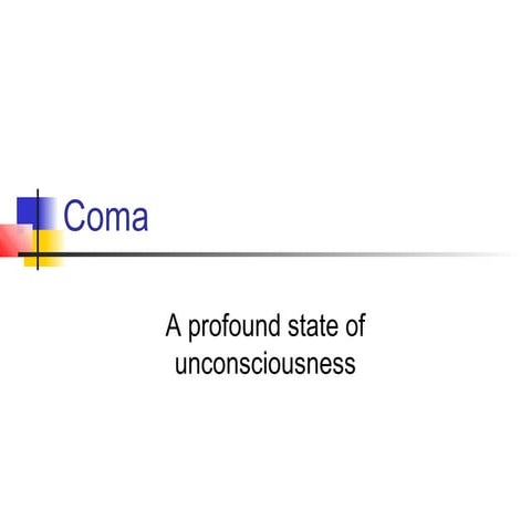 Coma | PPT