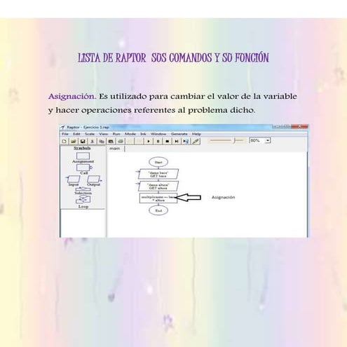 Comandos de Raptor,C# y Java | DOCX