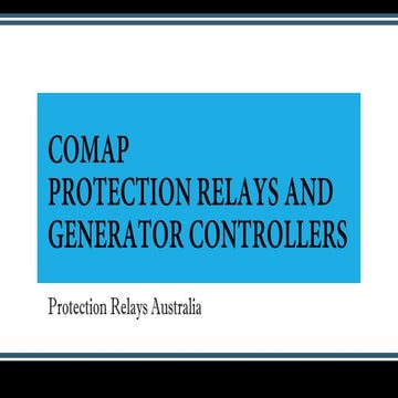 ComAp Protection Relay | Protection Relay | PPT