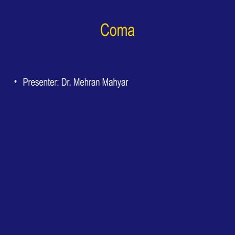 Coma_Presentation_new_divided.pptx for medical students | PPTX