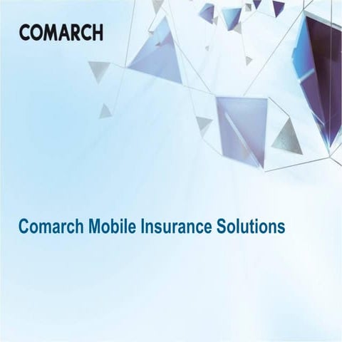 Comarch Mobile Insurance EN | PPT