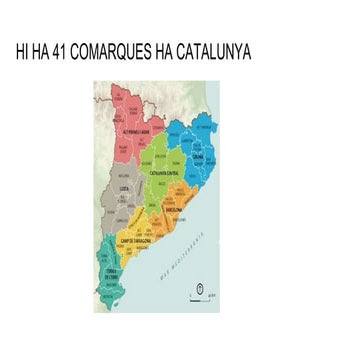LES COMARQUES DE CATALUNYA( Plana, costa, muntanya) | PPT