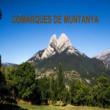 Catalunya. Comarques de muntanya. 4t B | PPTX