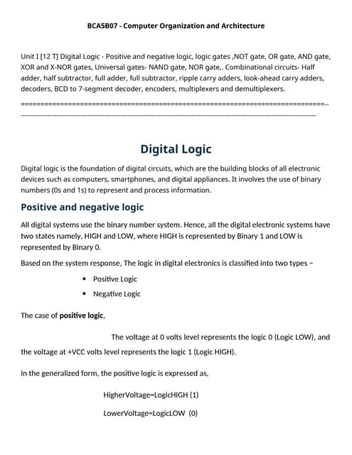 Basic Logic Gates | PPT