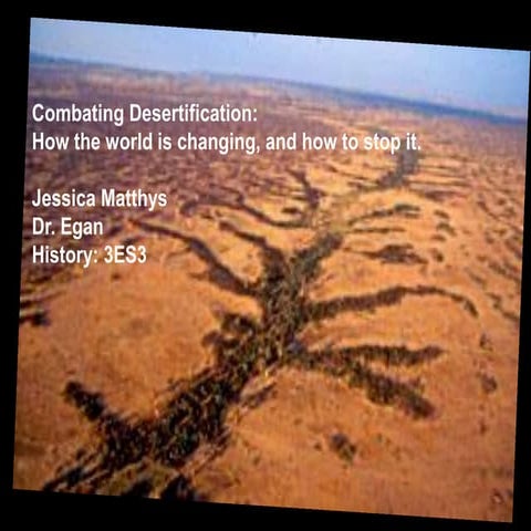 Combating desertification | PDF