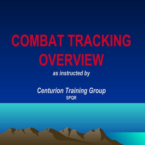 Combat Tracking Overview | PPT