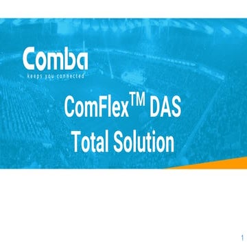 Comba USA -ComFlex IDAS Products and Solutions | PDF