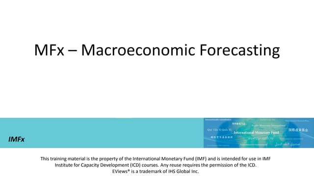 Combination Forecast Using Econometrics Methods Pdf