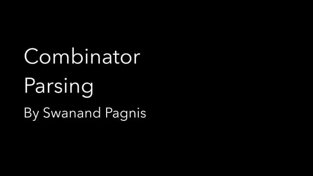 Combinator Parsing Ppt