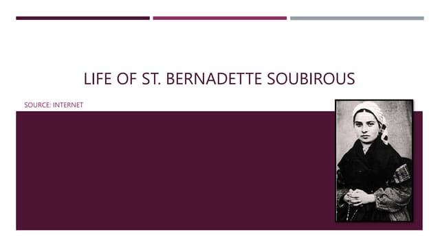 Life of St. Clare of Assisi | PPTX