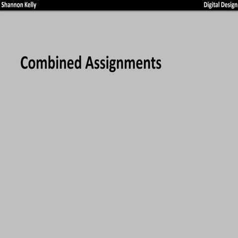 Combined assignments PDF | PPT
