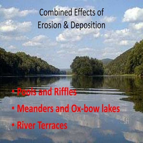 Combined effects of erosion & deposition | PPTX