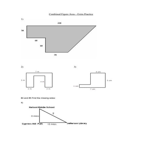 Combined figure area practice | DOC