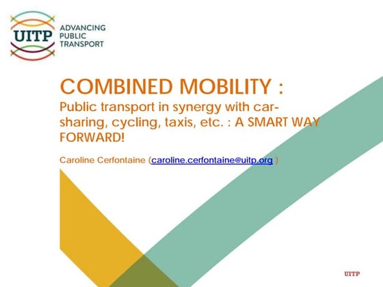 Connected Mobility: The Digitalization Perspective | PPT