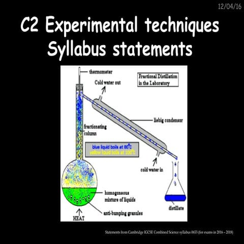 Combined sci c2 syllabus | PPT