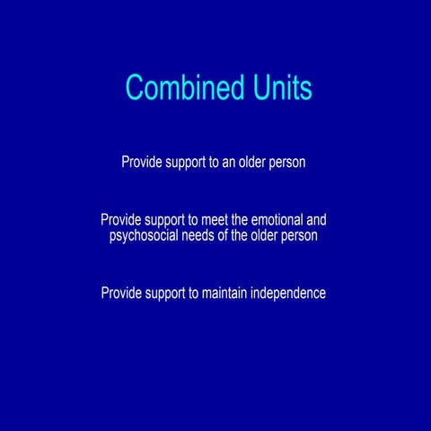 Combined Units | PPT