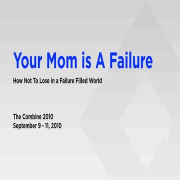Success Through Failure | KEY