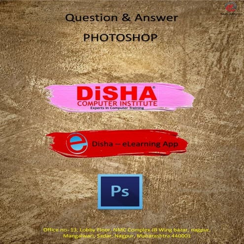 Photoshop Question & Answer - Disha Institute | PDF