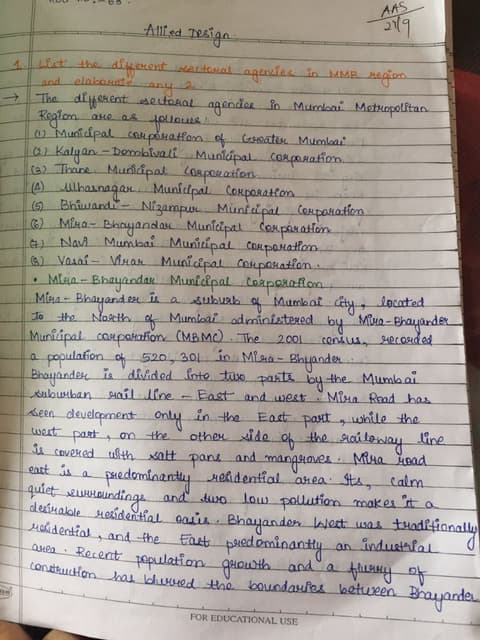 Site selection and justification | DOCX