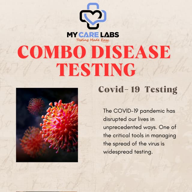 combo disease testing Mycarelabs Fremont | PDF