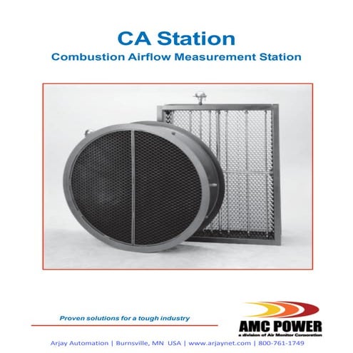 Combustion Airflow Measurement Station | PDF