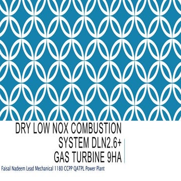 Combustion and dry low nox 2.6 dln system | PPTX