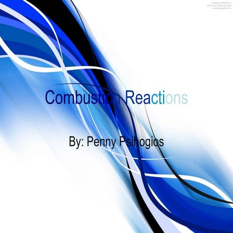 Combustion Reactions | PPT