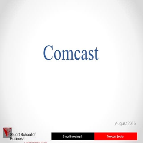 Equity Valuation - Comcast | PPT
