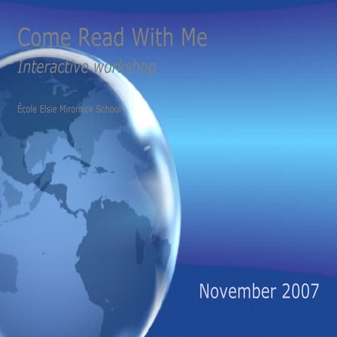 Come Read With Me | PPT