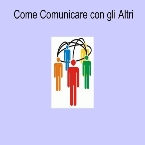 Come comunicare con gli altri | PPT
