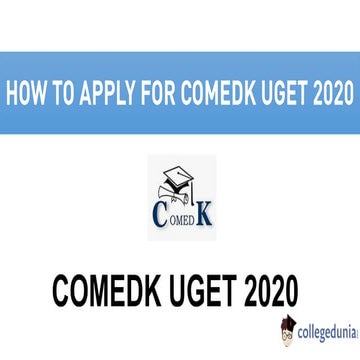Comedk 2020 | PDF