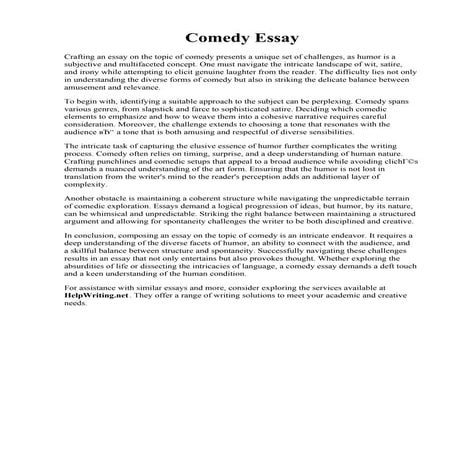 Comedy Essay.pdf