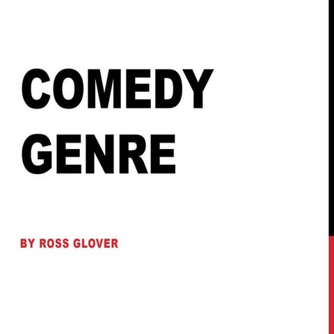 Comedy genre | PPTX