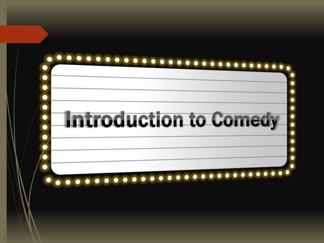 Conventions in theatre | PPT
