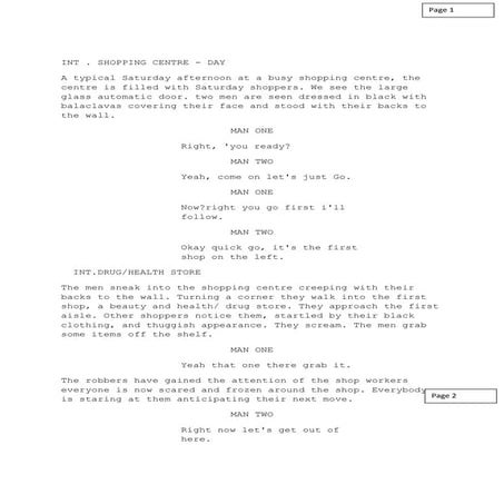 Comedy sketches | PDF