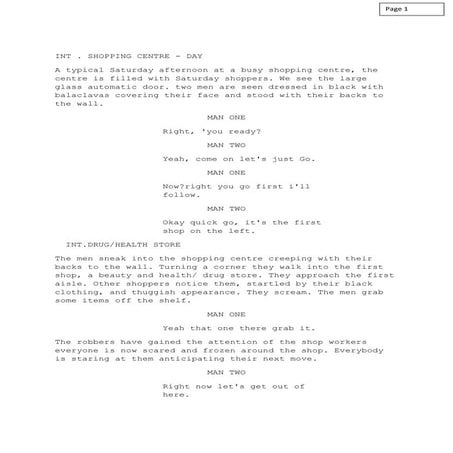 Comedy sketches | PDF