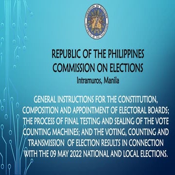 COMELEC-RESOLUTION-No.-10727.pptxkjahckachaskjchakshcks | PPTX