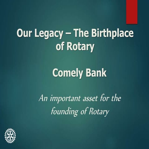 Touch the Past - Embrace The Future - Comely Bank the Home of Paul ...