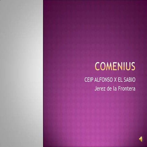 Comenius alfonso x 2012 2014 | PPTX