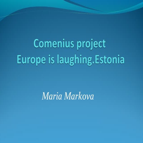 Comenius project.Estonia | PPT
