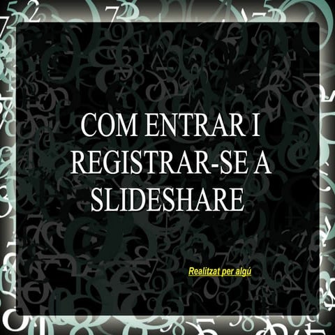 Com entrar a slideshare | PDF