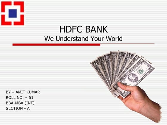 Hdfc bank ppt | PPT