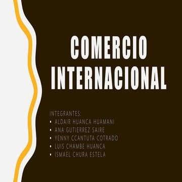 Comercio Internacional | PPTX