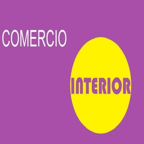 Comercio de interior | PPT