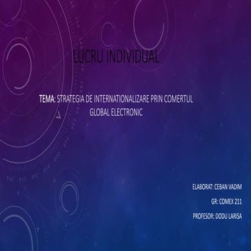 Comert electronic [автосохраненный] | PPTX