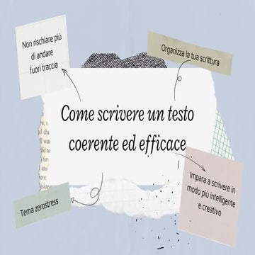 Come scrivere un testo coerente ed efficace | PDF