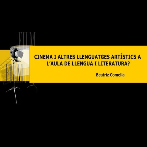 Com es pot fer servir el cinema a l'aula ee | PPT